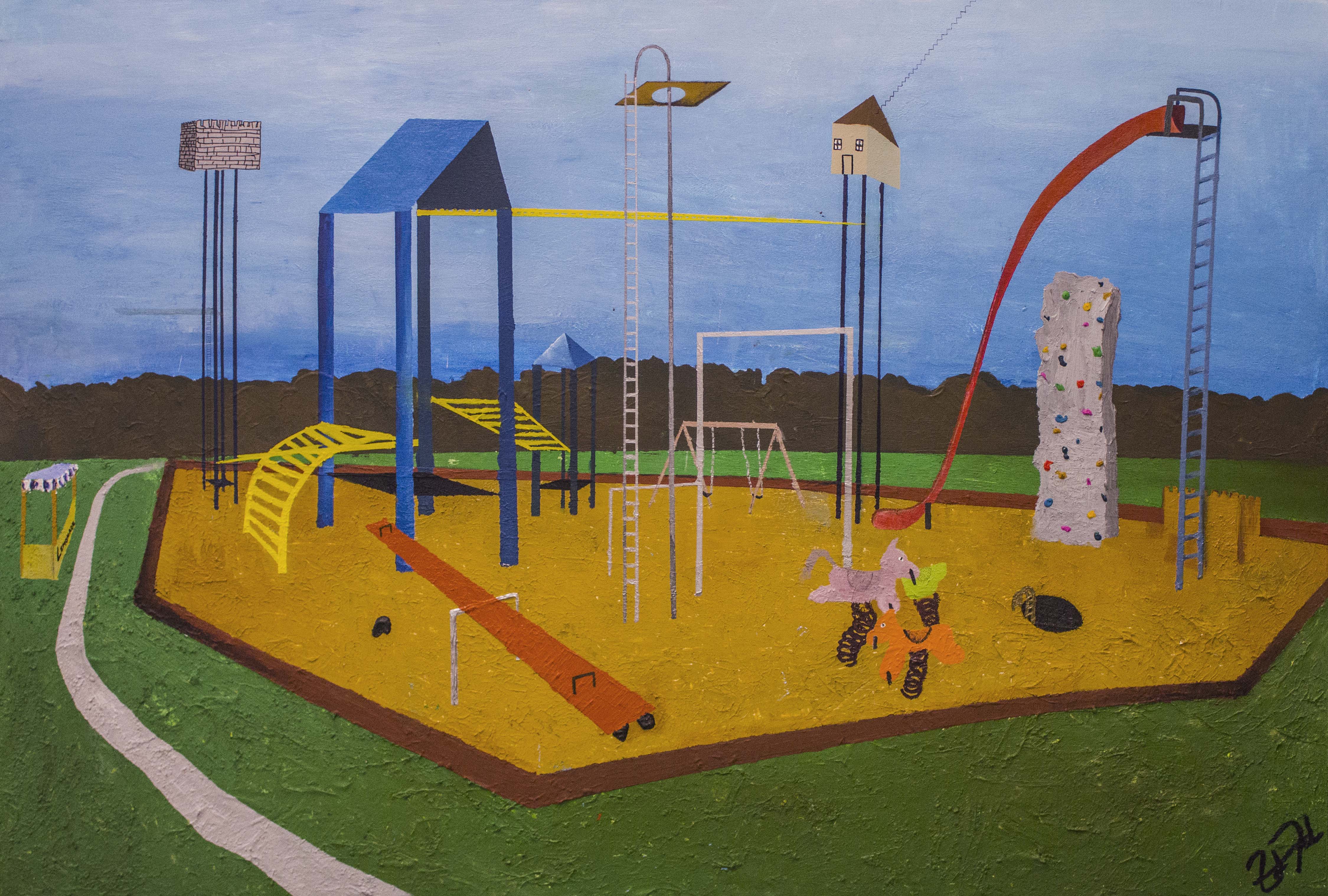 Recess Paintings | Zach Frank